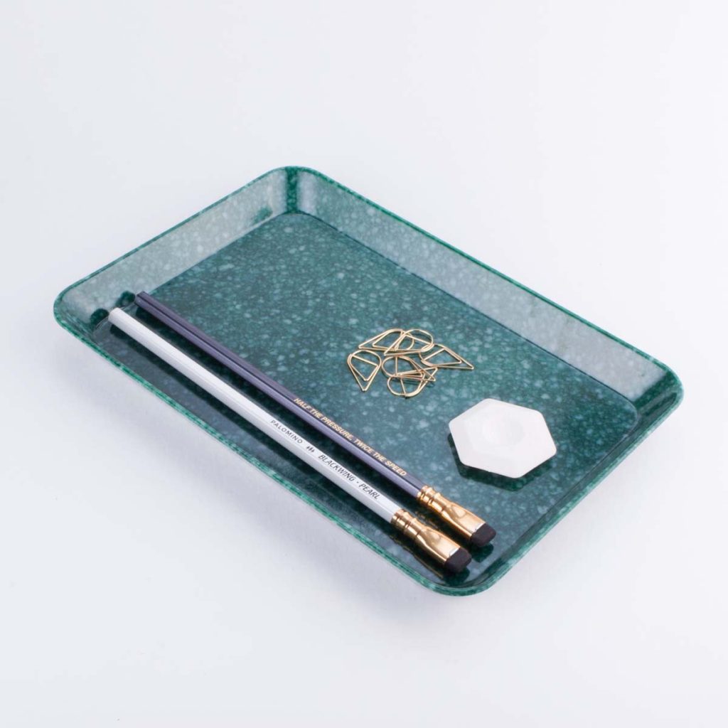 Geometric Riso Print — Blue and Red • HOPSCOTCH