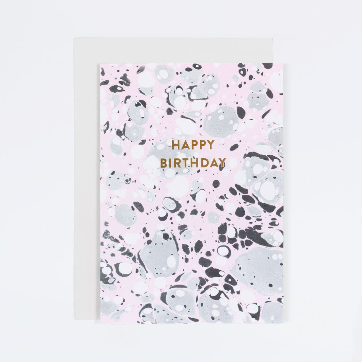 Multi Colour Marble Birthday Card • HOPSCOTCH
