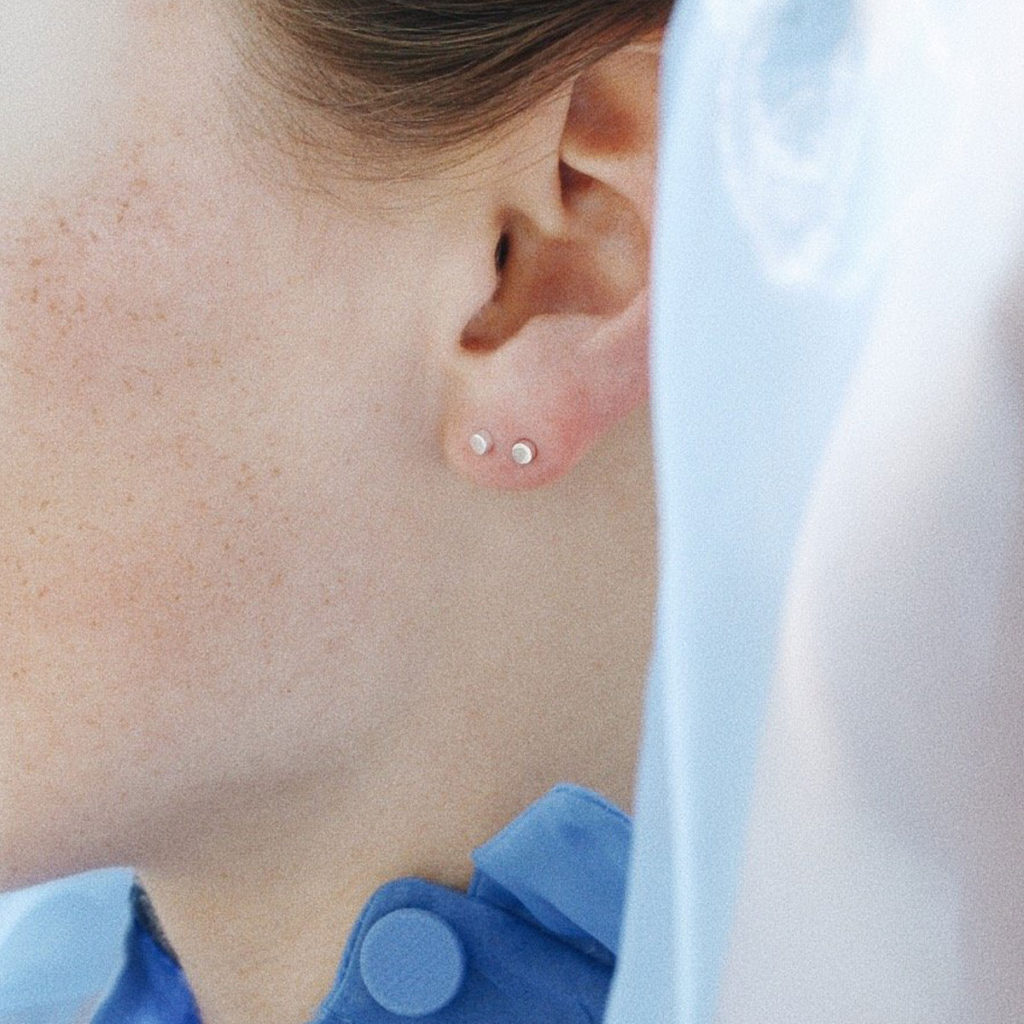 Gold Disc Earrings • HOPSCOTCH